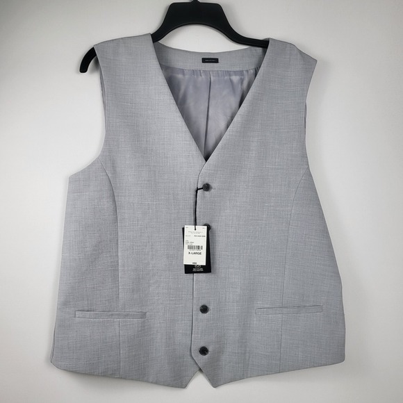 jf j.ferrar | Jackets & Coats | J Ferrar Vest Mens Extra Large Grey ...